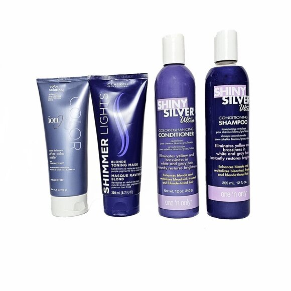 Ion | Hair | Shiny Silver Ultra Shampoo Color Enhancing Conditioner Ion ...
